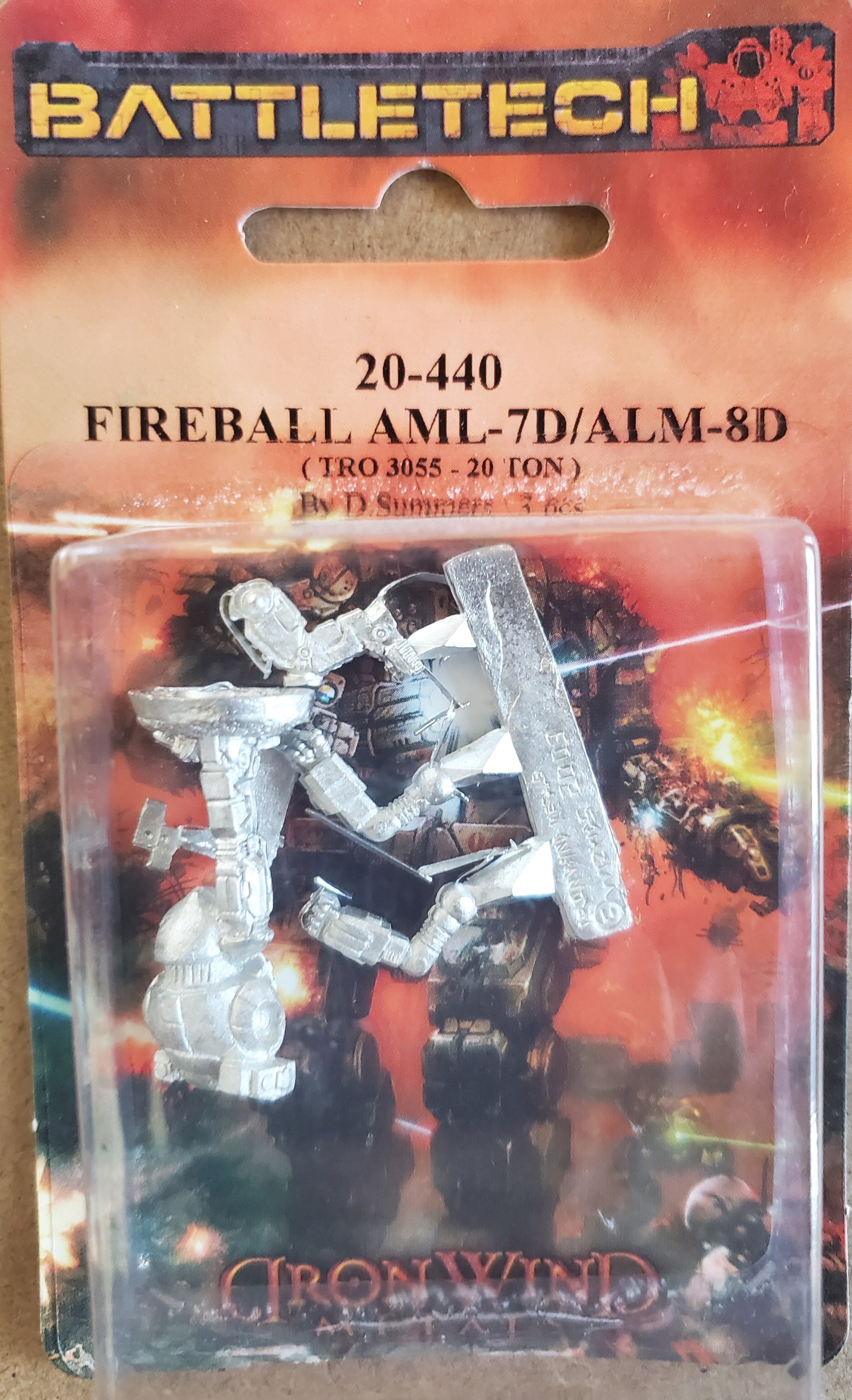 Buy Battletech Miniatures - Fireball Mech ALM-7D/8D - 20-440 by Iron ...